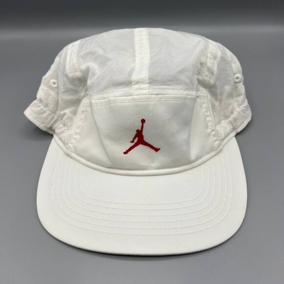 Jordan | Accessories | Air Jordan 5 Panel Hat Men Mediumlarge White ...